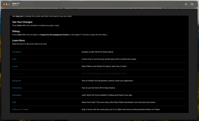 Getting started with React Native TV | React Native TV Blog